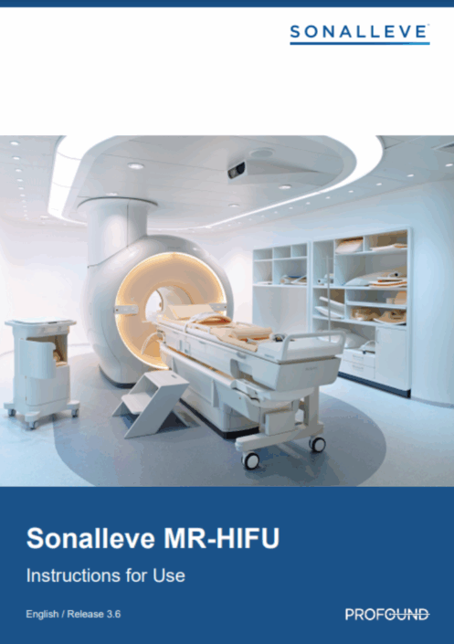 Manuals Sonalleve MALAYSIA | Profound Medical