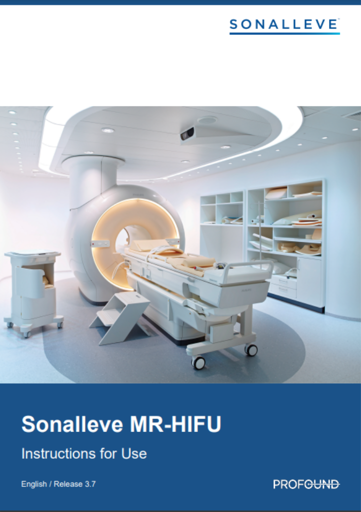 Manuals Sonalleve THAILAND - Profound Medical